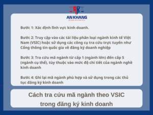 VSIC là gì? Hướng dẫn tra cứu và sử dụng mã ngành VSIC trong đăng ký kinh doanh - Luật An Khang
